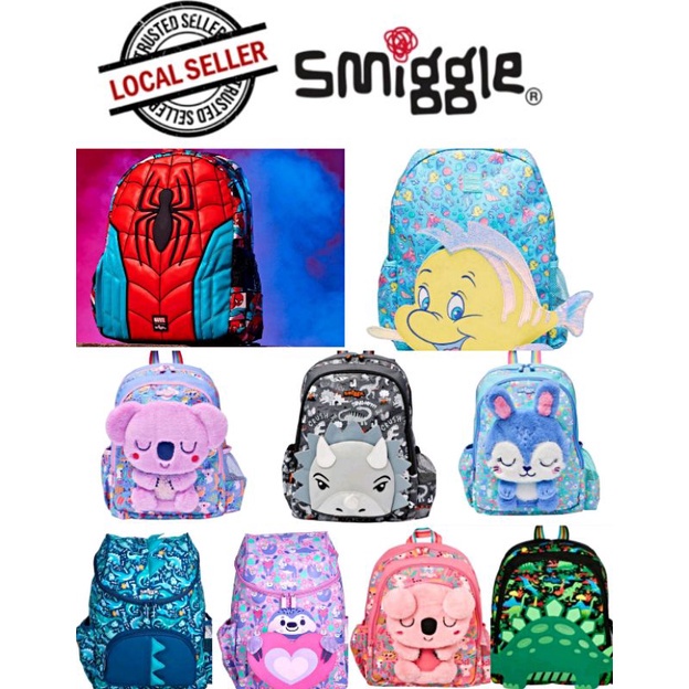 SMIGGLE Junior backpack animal character bag | Shopee Philippines
