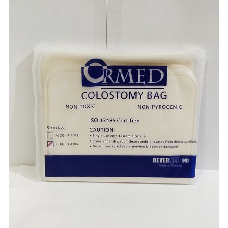 COLOSTOMY BAG large (10pcs)(ORMED) | Shopee Philippines
