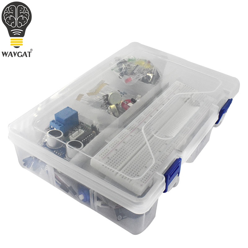 Starter Kit for Arduino Uno R3 - MEGA328P Breadboard and holder Step Motor / SG90 Servo /1602 ...