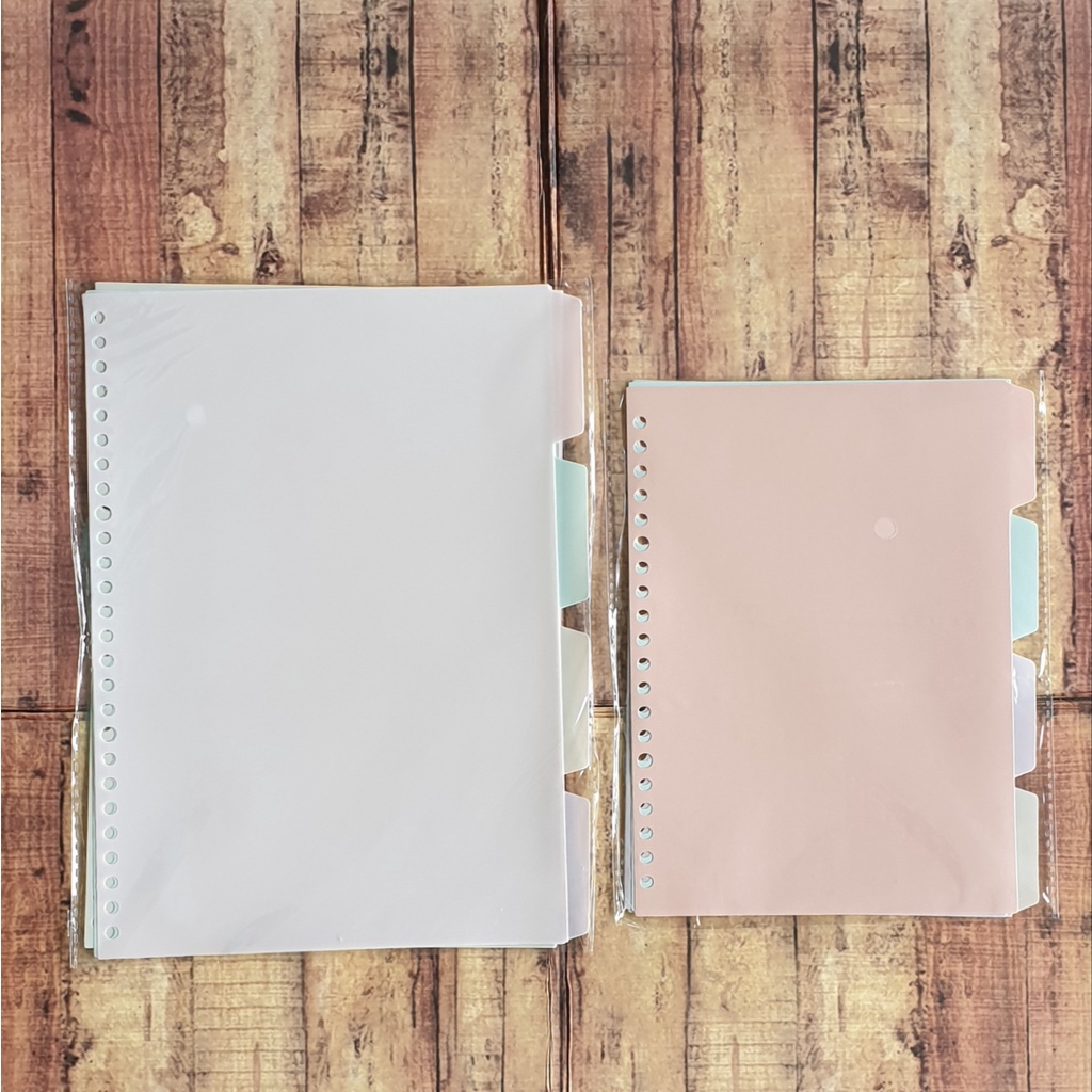Wengu Binder Divider Pastel Color A5 / B5 - Wengu Divider contains 4 ...