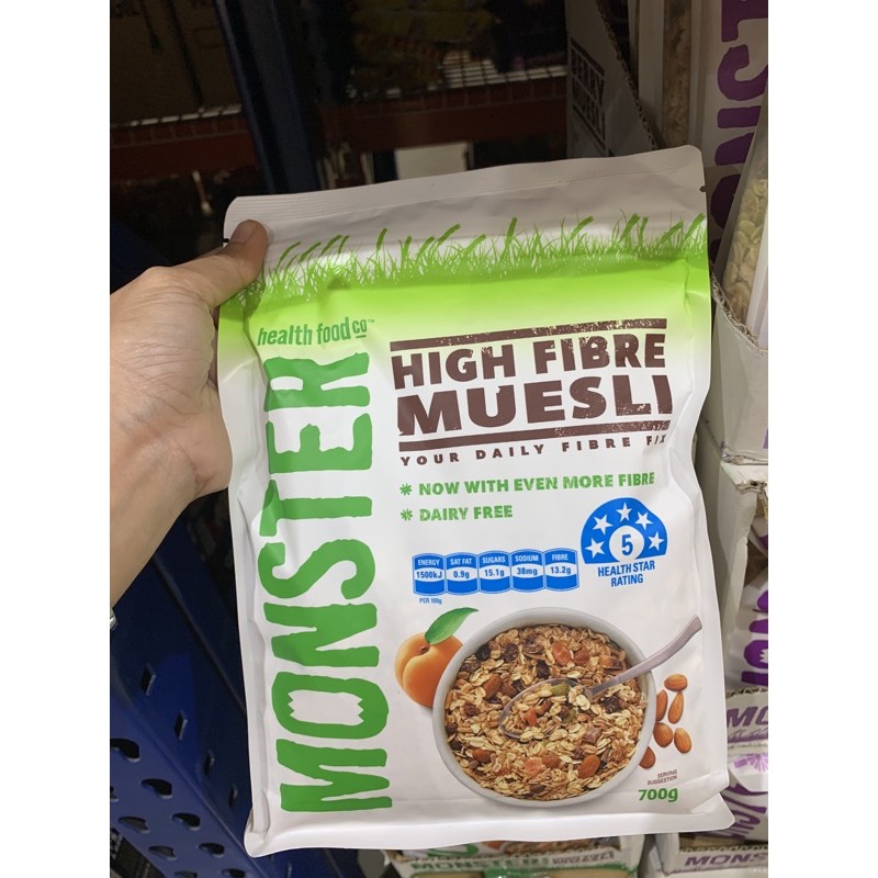 Monster High Fiber Muesli 700g | Shopee Philippines