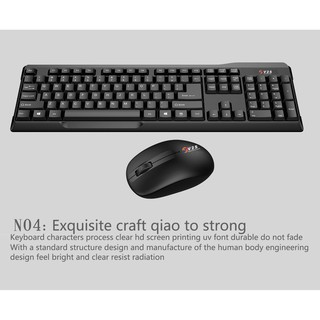 V2S KM500 Keyboard And Mouse USB Wireless Keyboard Ultra-Thin Office ...