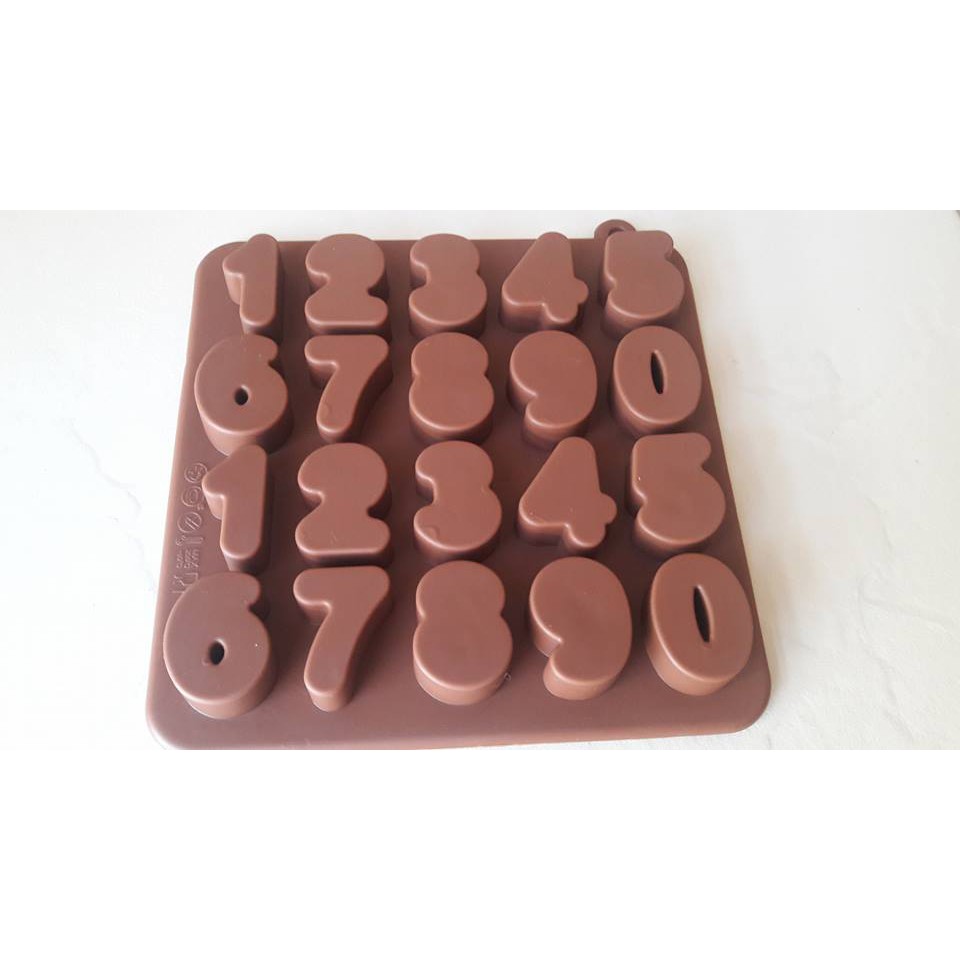 Numbers Silicone Chocolate Molder Number Mold | Shopee Philippines
