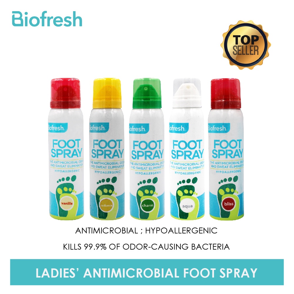 Biofresh Ladies' Antimicrobial Foot Spray BLFSS01 | Shopee Philippines