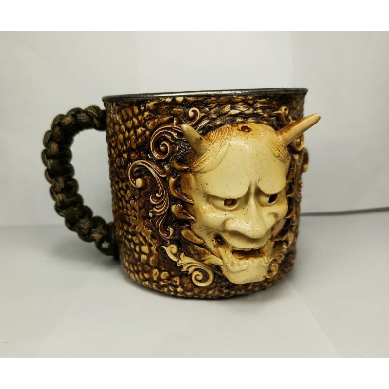 mug HANNYA MASK outdoor (handmade) | Shopee Philippines