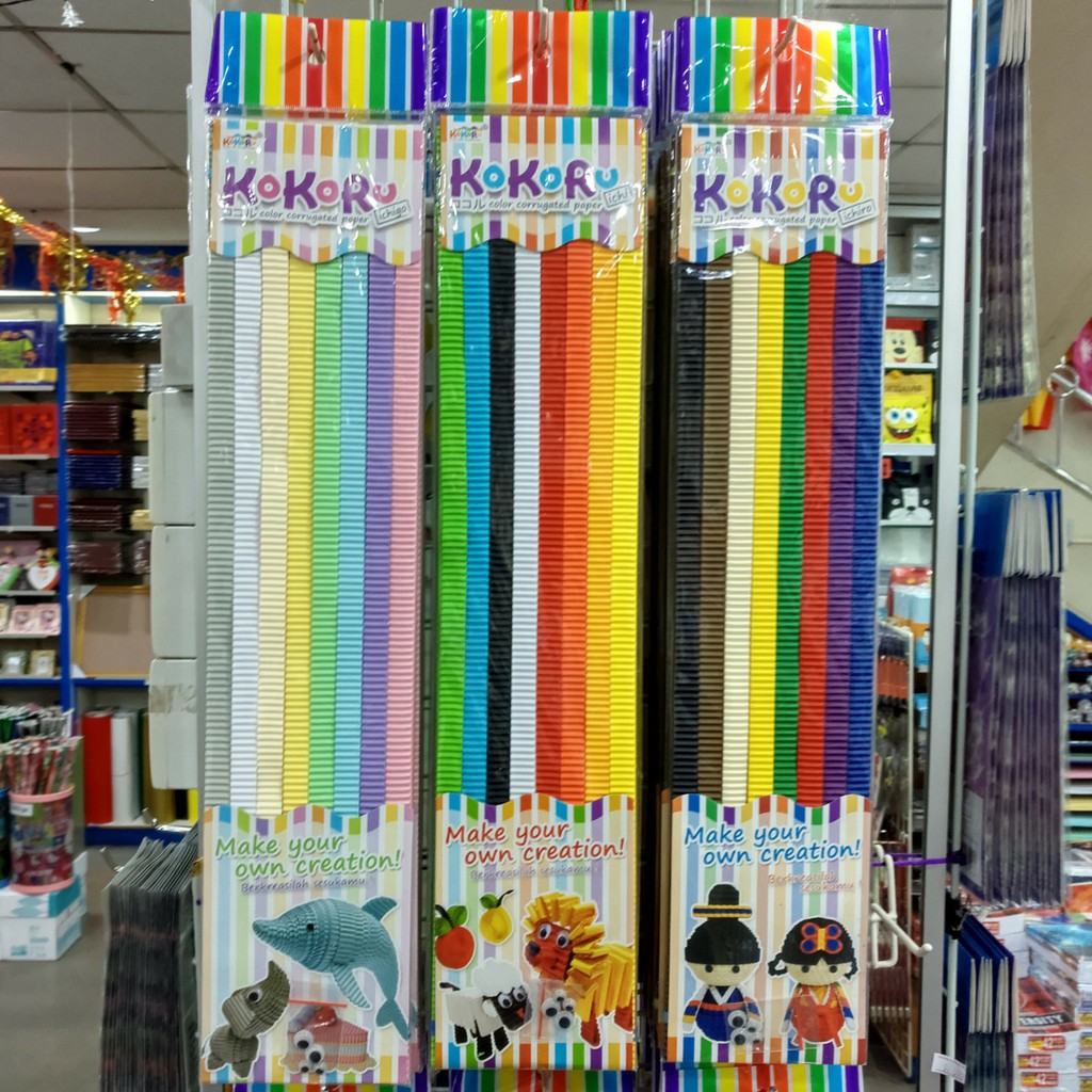 Kokoru wave paper strip / Kokoru corrugated paper Strip (Ichi, Ichiro ...