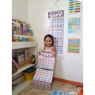 ABAKADA HANGING WALL CHART LAMINATED! A4 | Shopee Philippines