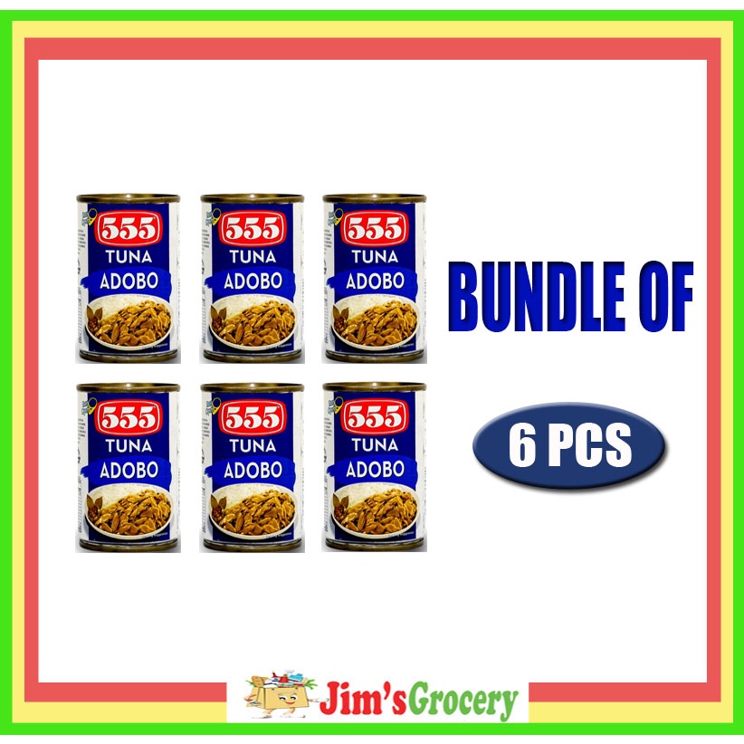 JIMS 555 TUNA ADOBO 155G (BUNDLE BY 6) | Shopee Philippines