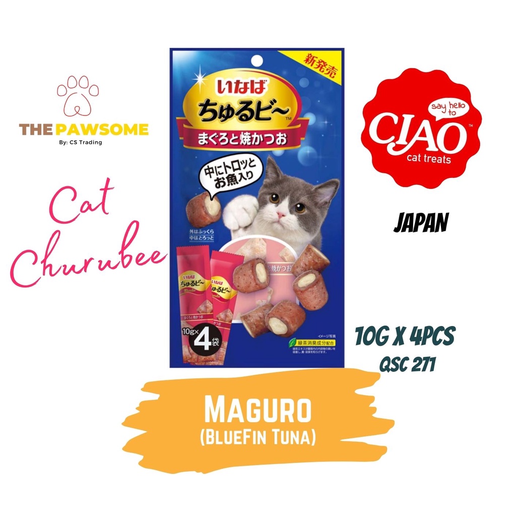Ciao Inaba Churubee Maguro for Cat treats (Japan made) 🇯🇵 | Shopee Philippines