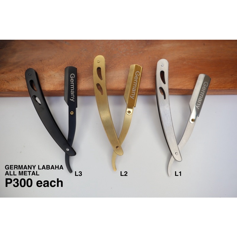 NEW LABAHA ALL METAL IN BLACK ROSE GOLD & SILVER RAZOR BLADE ELITE ...