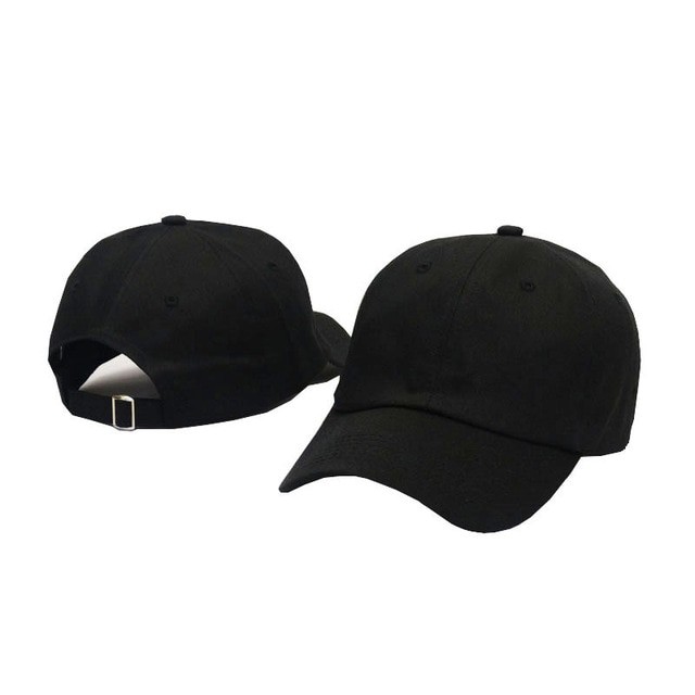 HITAM Plain Black Baseball Cap | Shopee Philippines