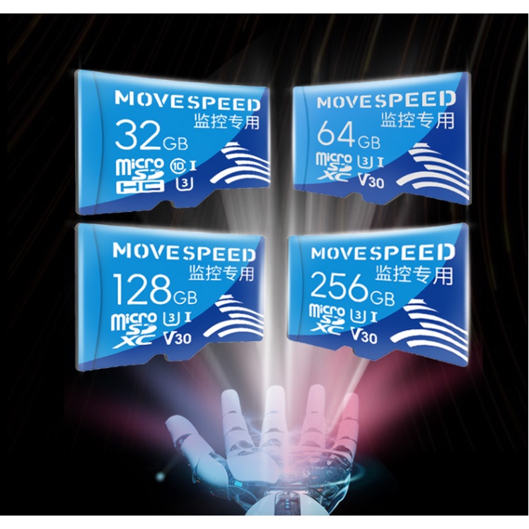 Move Speed Micro SD Card 16GB|32GB|64GB|128GB 4K High Speed And Durable ...