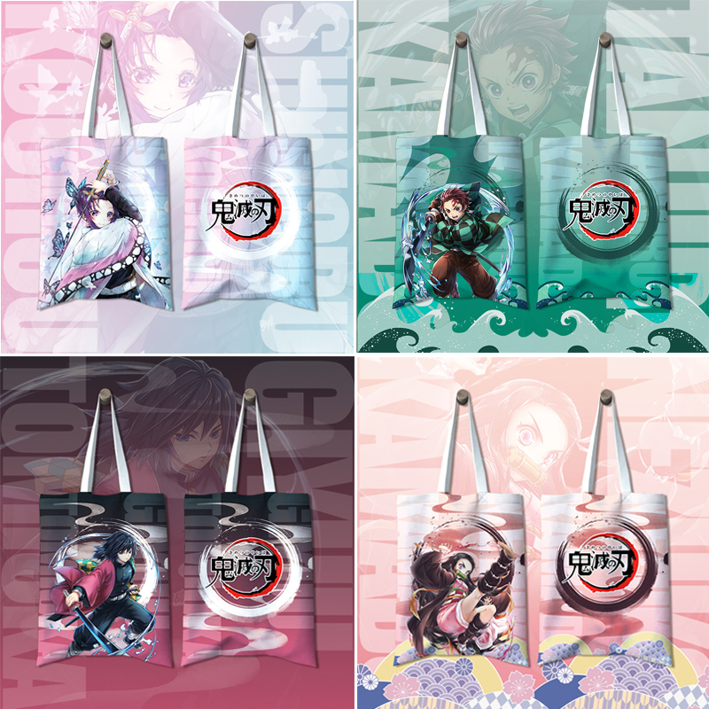 New Demon Slayer Kimetsu No Yaiba Shoulder Bags Tanjirou Shinobu ...