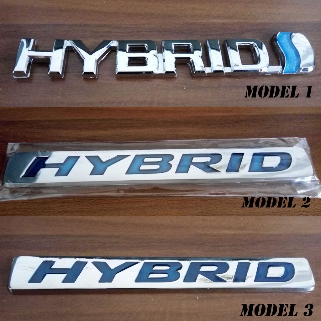 Logo Stick-on hybrid Emblem / hybrid stick-on Emblem | Shopee Philippines