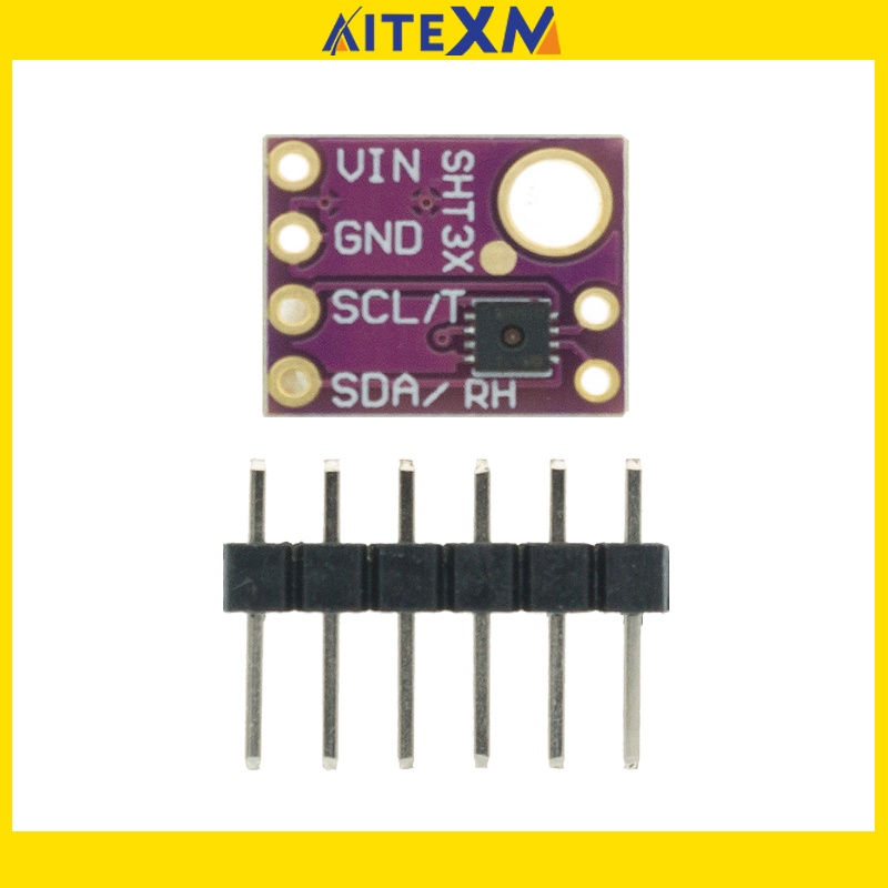SHT31 Temperature SHT31-D Humidity Sensor Module Microcontroller IIC I2C Breakout Weather 3V 5V ...