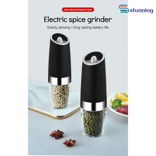 Electric pepper grinder household ground pepper sea salt black pepper ...