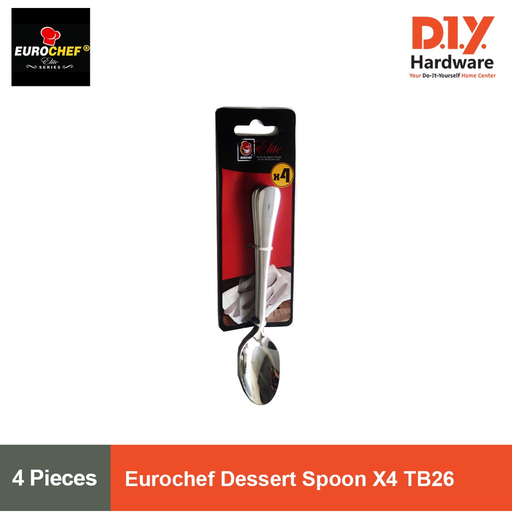 Eurochef Dessert Cutleries Spoon | Fork 4 pcs | Shopee Philippines