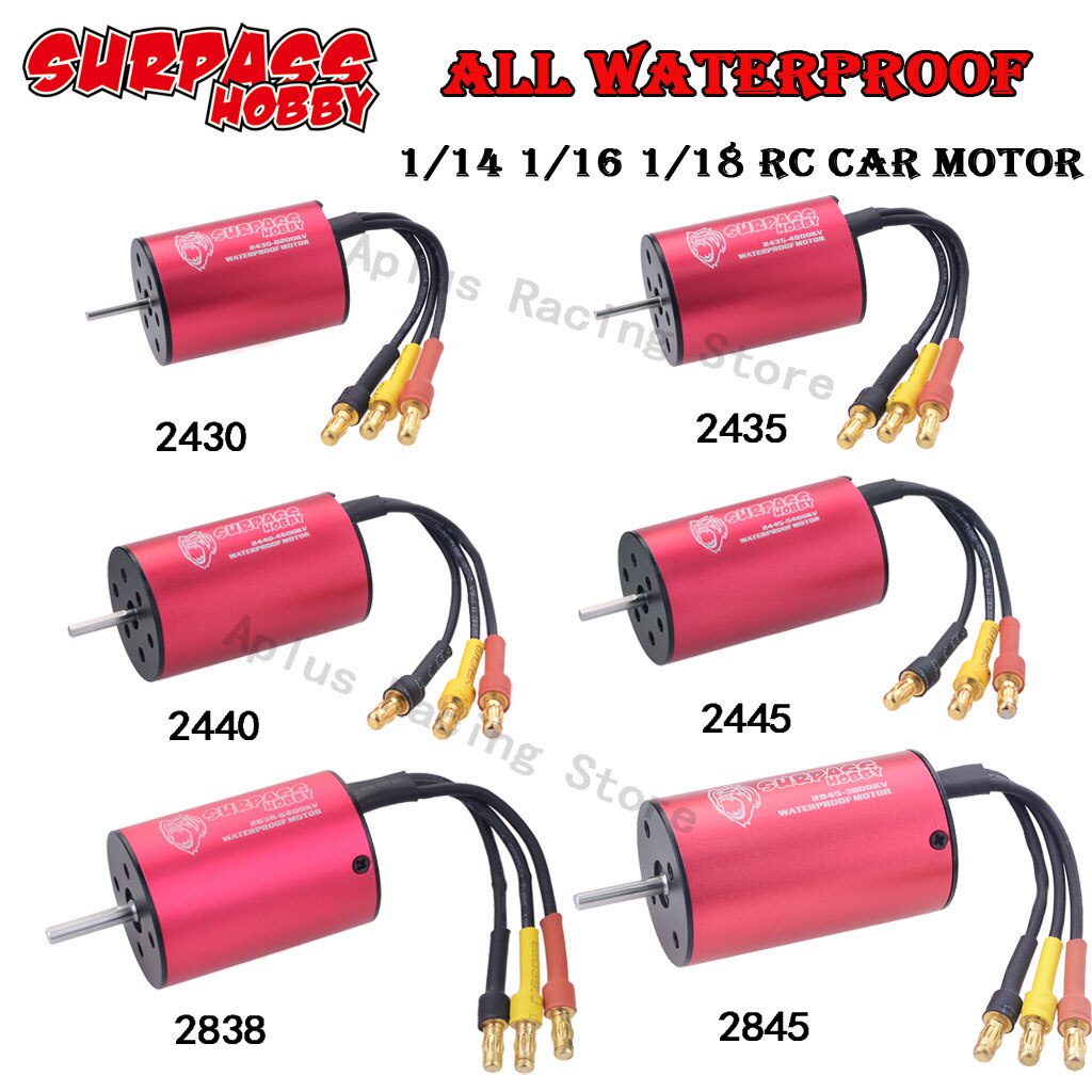 SURPASS HOBBY Waterproof 2430 2435 2440 2445 2838 2845 Brushless Motor ...