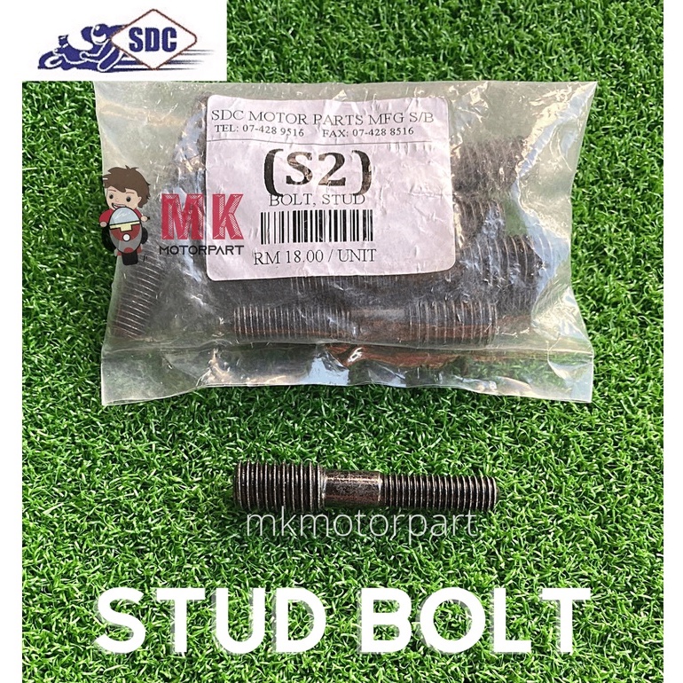 STUD BOLT Cylinder Head Block STANDARD S1 S2 S3 Yamaha Y80 Y100 Y110 ...