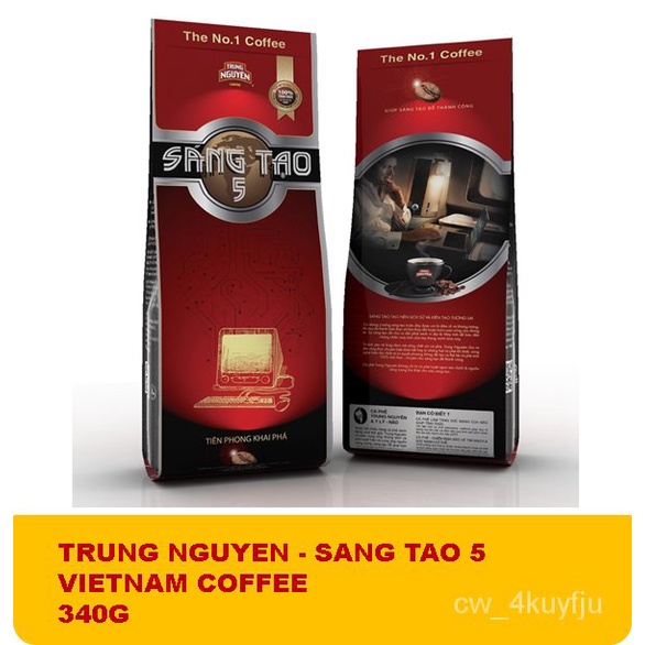 TRUNG NGUYEN SANG TAO 5 COFFEE (VIETNAME COFFEE) 340G X 1PC | Shopee ...