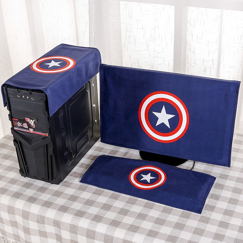 Fabric computer cover three-piece fashion desktop protective home LCD ...