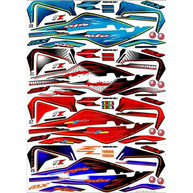 Old Mio Soul Mx Soul Striping Sticker 2007-2012 Variation 4 All Ready ...