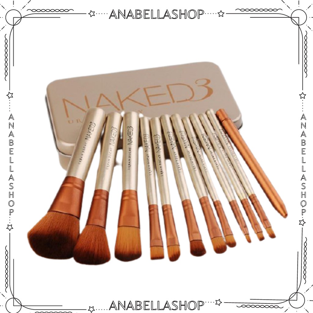 Anabella [contains 12 brushes] 5 brush cans 12 in 1/Make up brush set ...