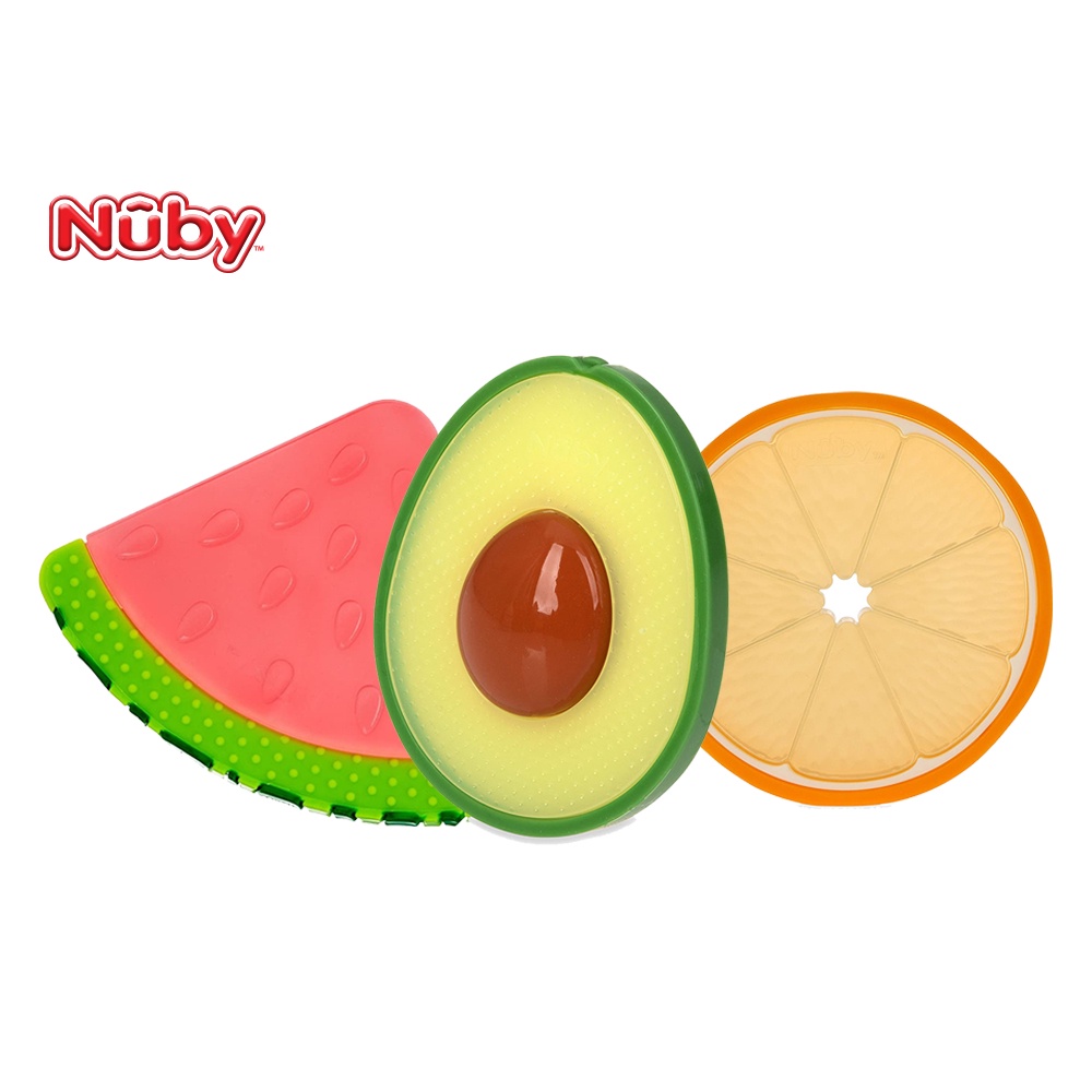 Nuby 3m+ Fruit Silicone Teether | Shopee Philippines