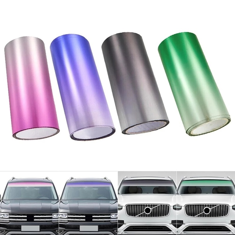 Car Front Windshield Sun Visor Protection Shade Sticker/Window Sun ...