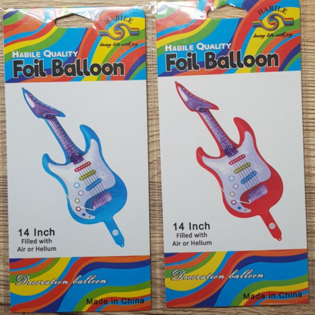 GUITAR SHAPED BALLOON (14 INCHES) | Shopee Philippines