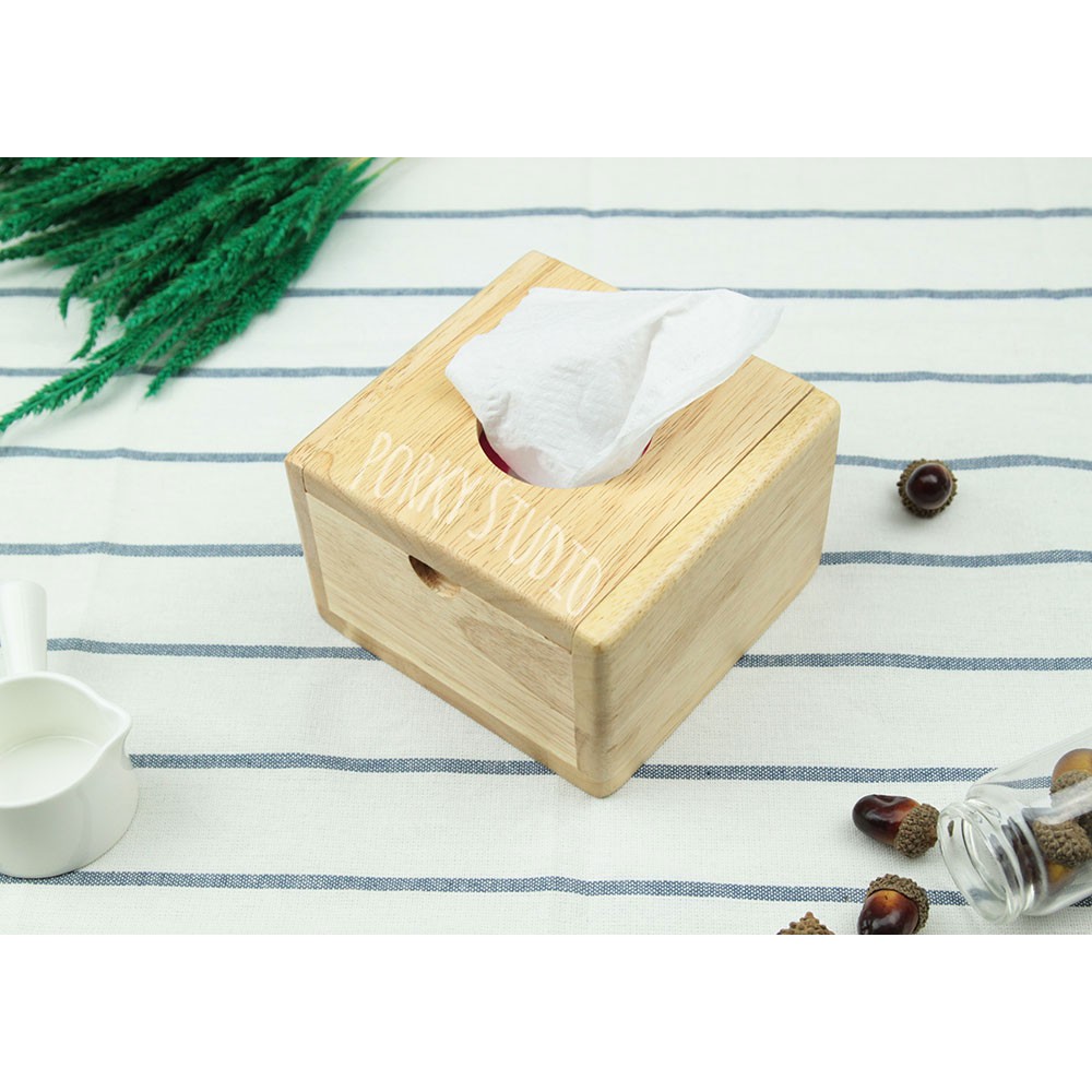 Pop up Wooden Tissue Box | Shopee Philippines
