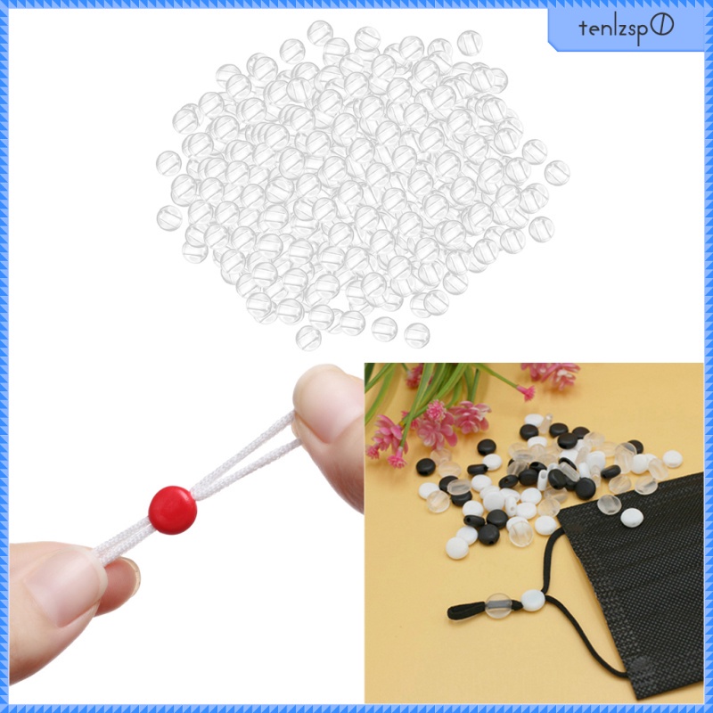 [ 1000PCS Cord Locks Toggles, Elastic Cord Adjustment Lanyard Buckle ...