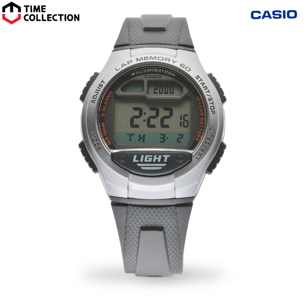 Casio W-734-1AVDF Digital Rubber Strap Watch For Men | Shopee Philippines