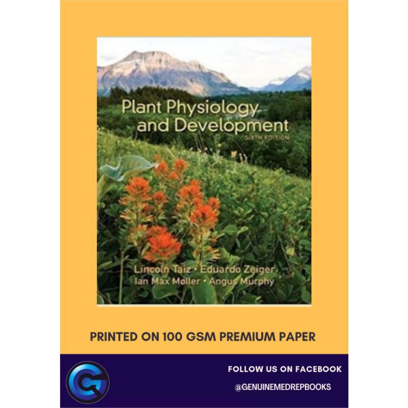 Plant Physiology and Development 6th edition | Shopee Philippines