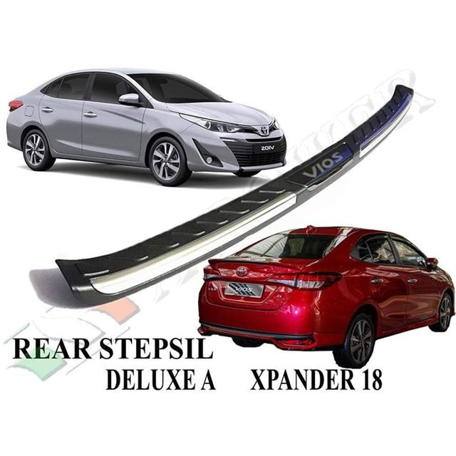 Toyota VIOS 2019-2023 REAR STEPSILL / BUMPER GUARD PROTECTOR | Shopee ...