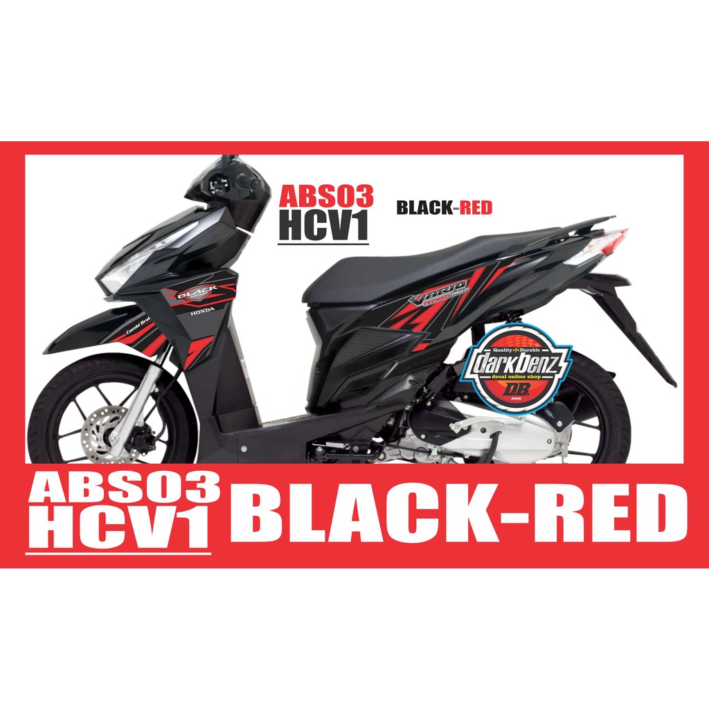 Honda Click Version 1 Vario New Concept Quality Printed Sticker Decals ...