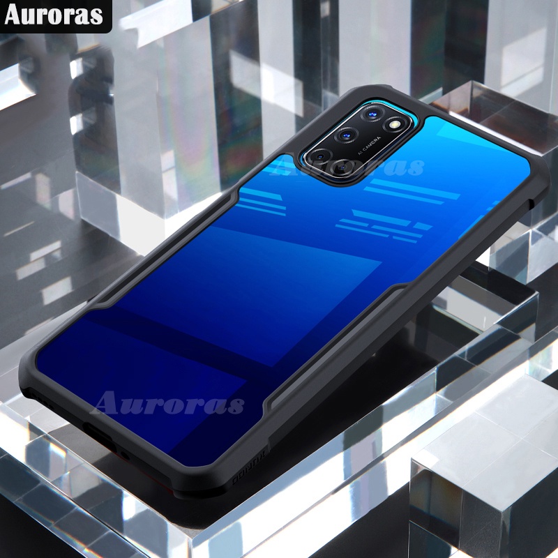 Case Oppo A52 / A92 / A72 Shockproof Transparent Clear Hardcase Casing ...