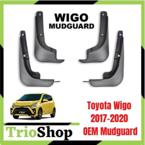 Toyota Wigo 2017-2020 OEM Mudguard WITH SCREW (made in Thailand ...