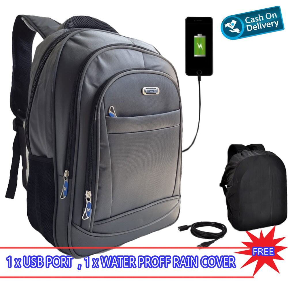 18 Inch Polo Laptop Backpack (Free Usb Cable and Free Cover Bag ...