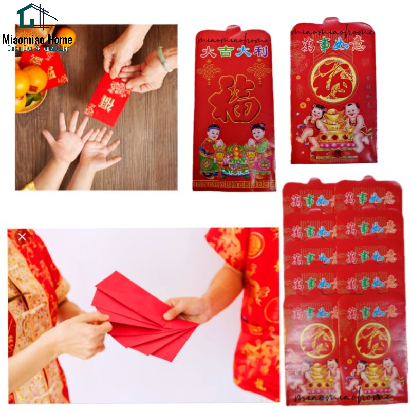 AngPao Money Envelop For Christmas New Year ,Wedding and Birthday Red ...