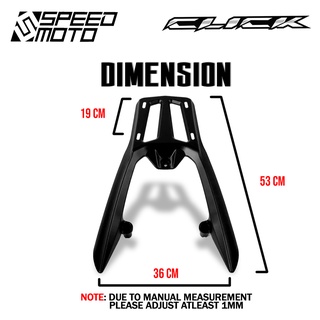 HONDA CLICK V2 V3 RAVEN HRV TOP BOX BRACKET HEAVY DUTY FOR CLICK 125i ...
