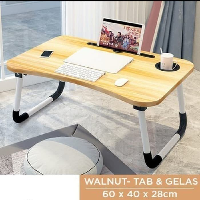 Portable Laptop Folding Study Table - Foldable Desk Folding Computer ...