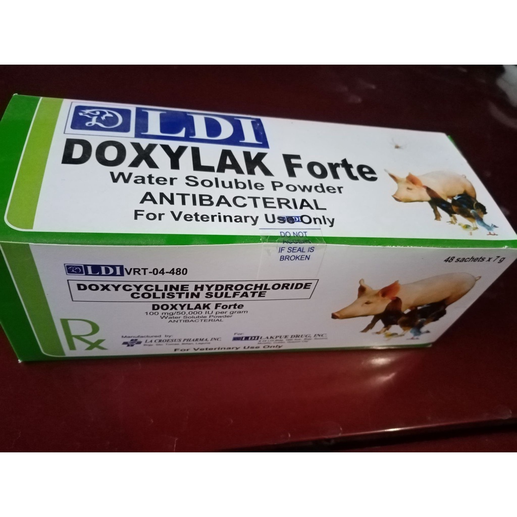 Doxylak Forte Water Soluble Powder (48 sachets - one box) | Shopee ...