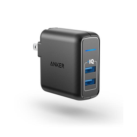 Anker Power Port 2 Elite 24w 2 Port USB Wall Charger | Shopee Philippines