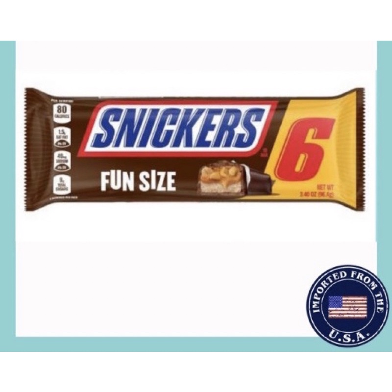 Snickers Chocolate - Fun size USA | Shopee Philippines