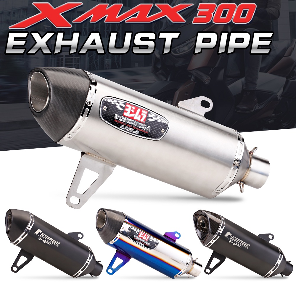 For XMAX300 250 XMAX 300 X MAX250 Motorcycle Exhaust Escape Moto ...