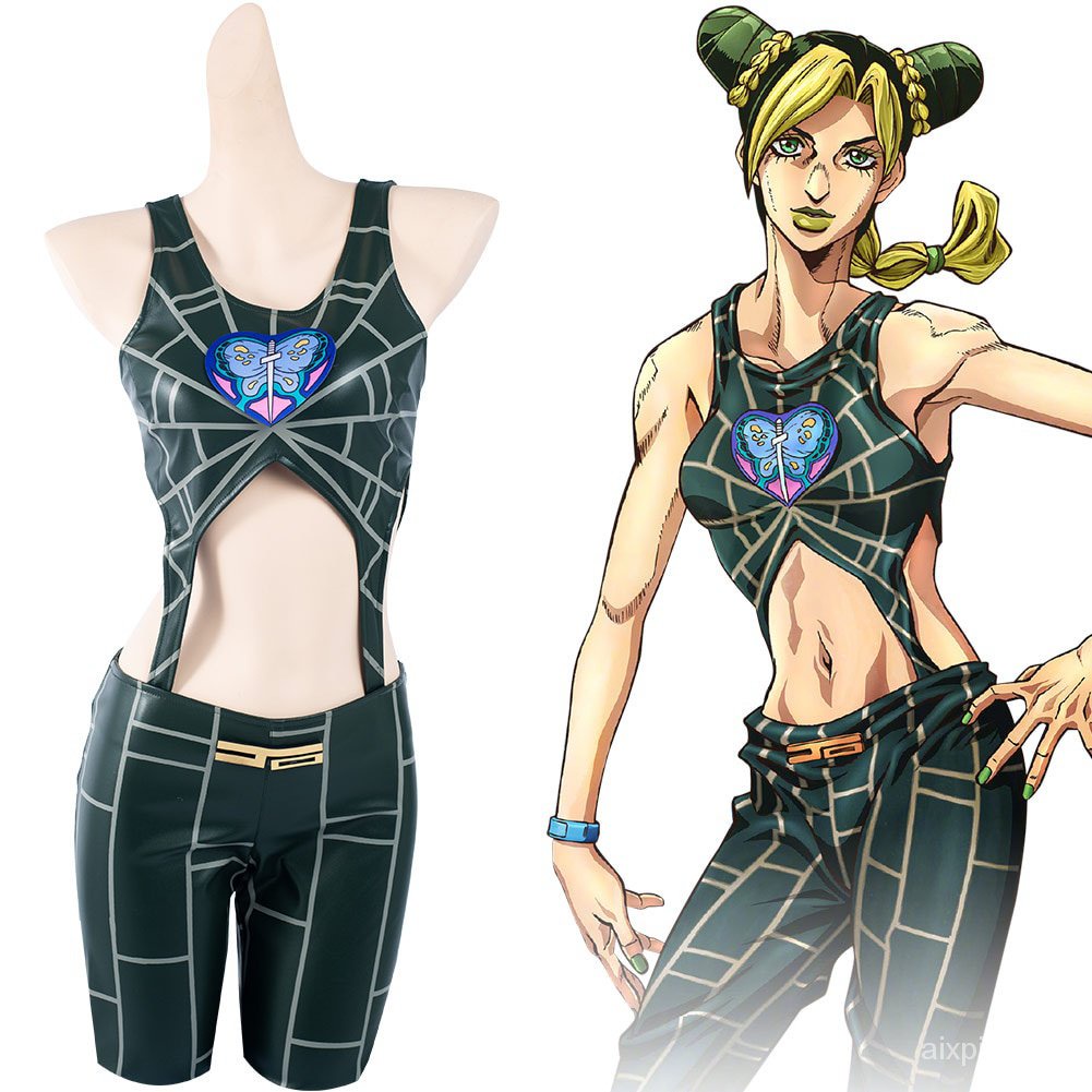 JoJo‘s Bizarre Adventure Jolyne Cujoh Cosplay Costume Outfits Halloween ...