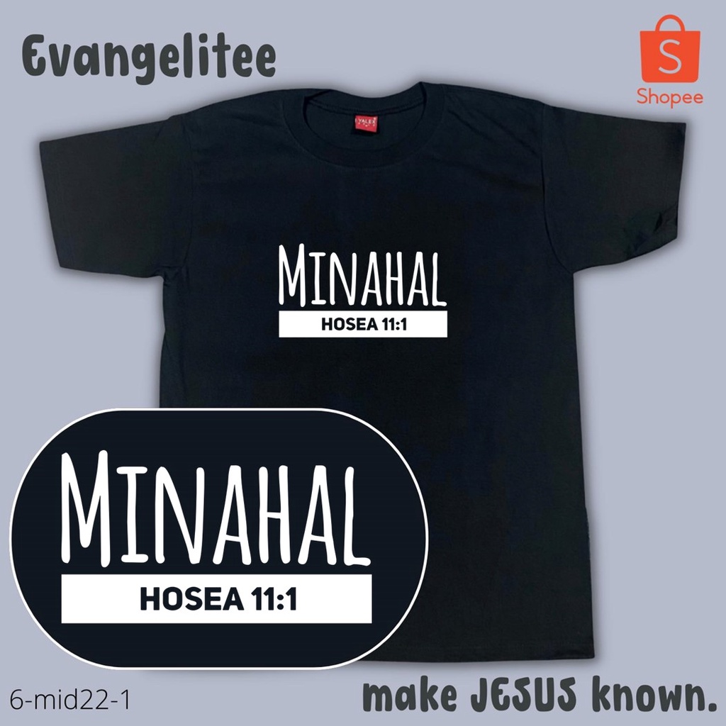 Christian Statement Tshirt ( MINAHAL ) | Shopee Philippines