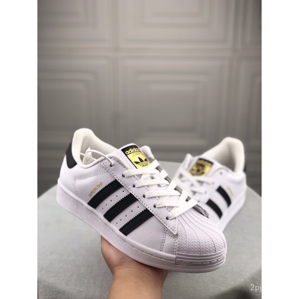 PH C Adidas Superstar Men's and women's sneakers Black and white ...