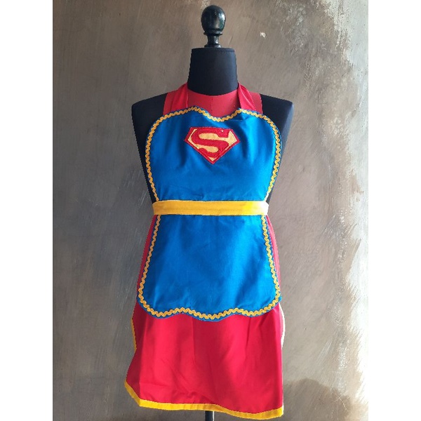 Apron Character Apron/ Superman Apron/Cooking Apron/Beautiful Apron ...